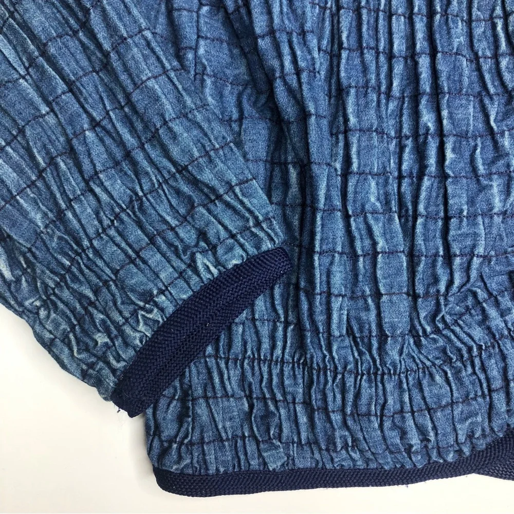 Vintage | Jackets & Coats | Vintage 7s Bis Puckered Denim Jacket | Poshmark